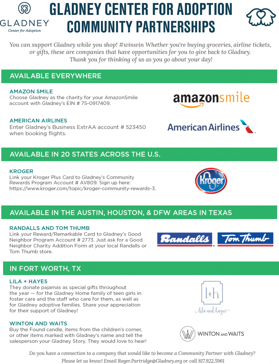 Community Partners | I Am Gladney